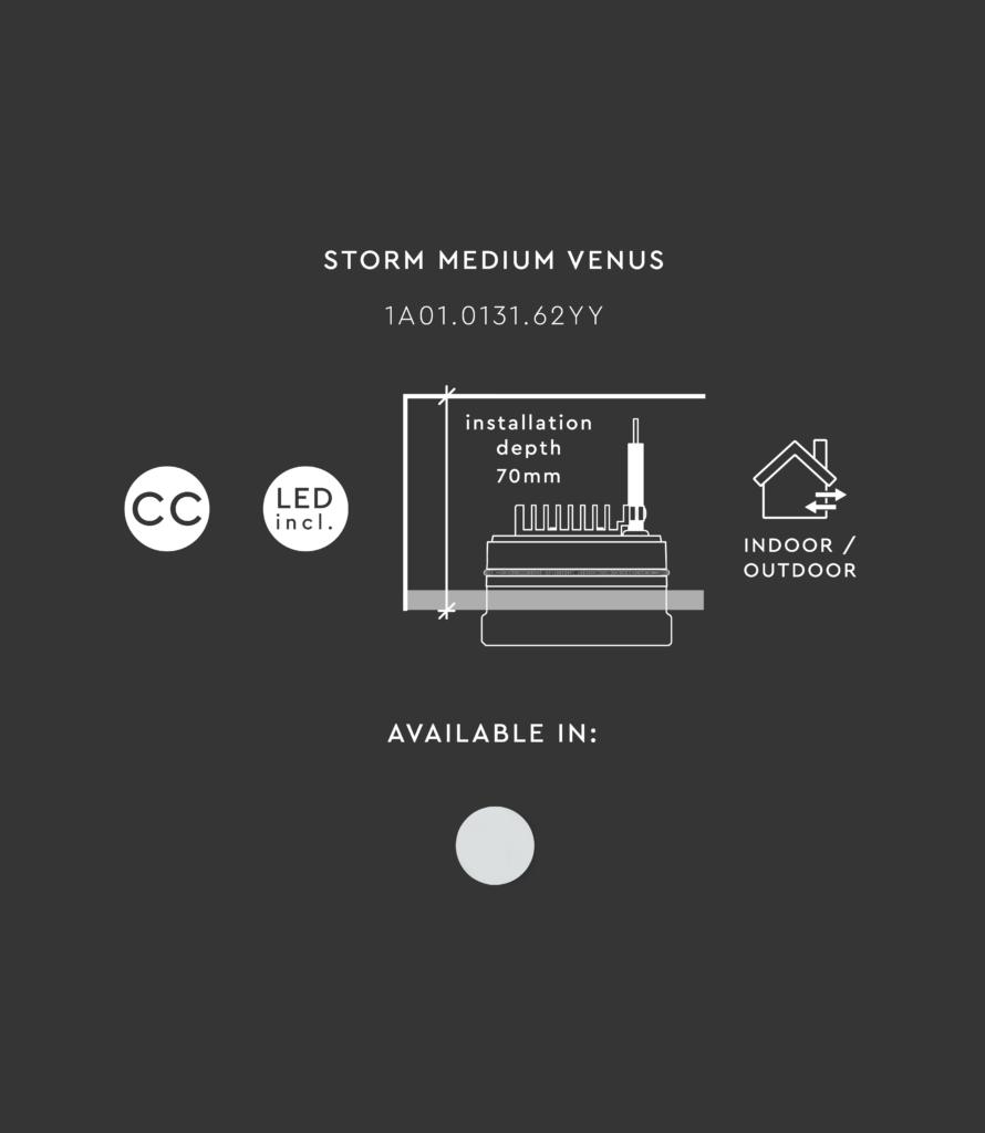 Storm Medium Venus - Balanced Architectural Lighting Solutions