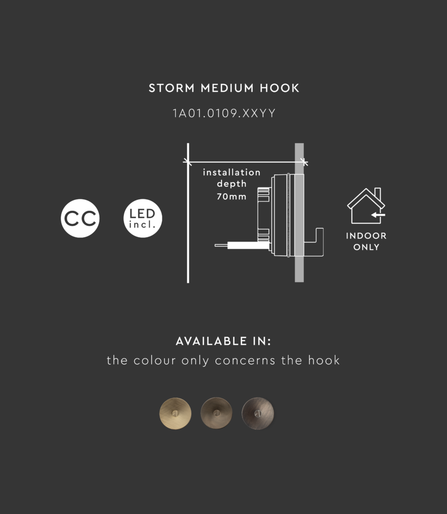 Storm Medium Hook - ONE A