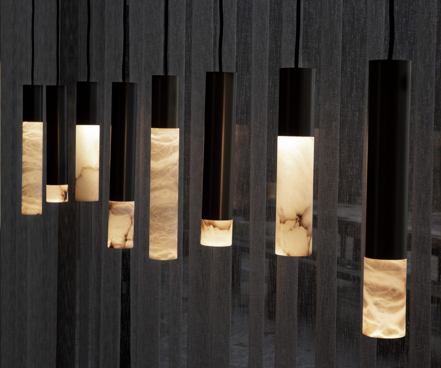 The Alubaster collection - A modern pendant system in danish design