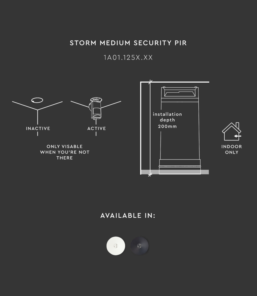 STORM Medium Security Pir By ONE A - Be inspired